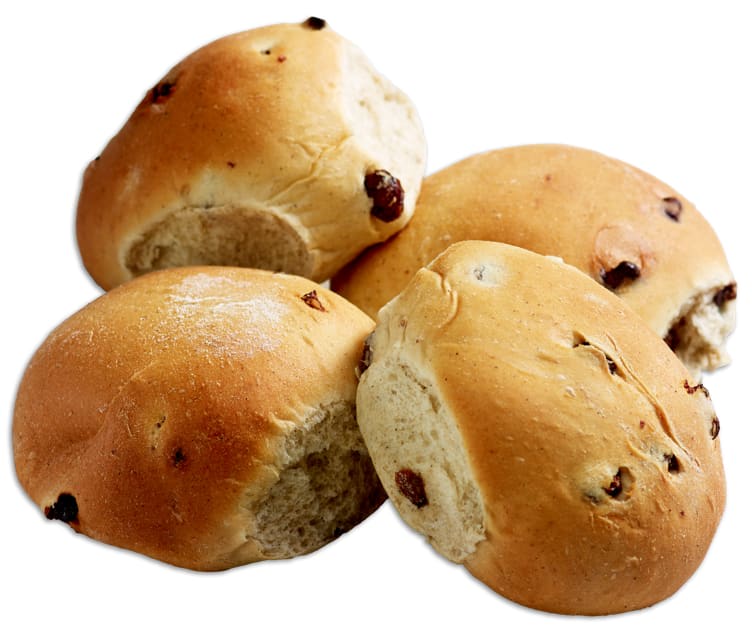 Rosinboller - 4pk | Meny.no