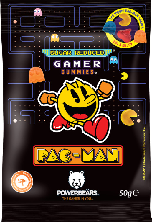 Pac-Man - Gamer Gummies 50g Powerbears | Meny.no