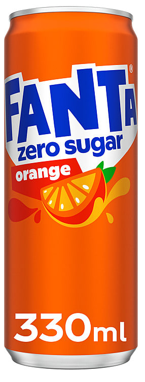 Fanta Orange Zero Sugar 0,33l boks - Kassalapp®