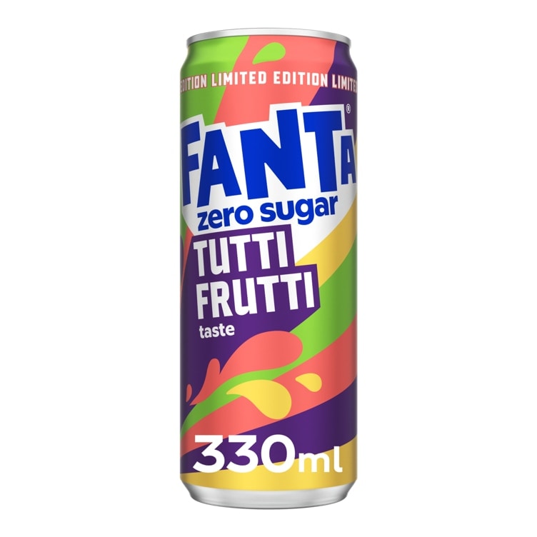 Fanta Tutti Frutti Zero Sugar 0,33l boks - Kassalapp®