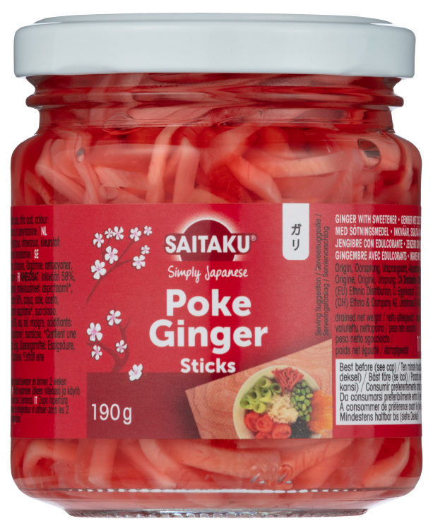Poke Ingefær - Sticks 190g Saitaku | Meny.no