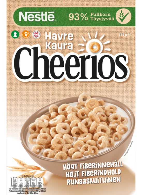 Cheerios Havre - 375g Nestle | Meny.no