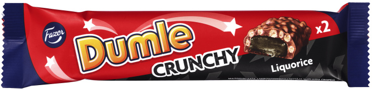 Dumle Crunchy Bar - Lakris 55g Fazer | Meny.no
