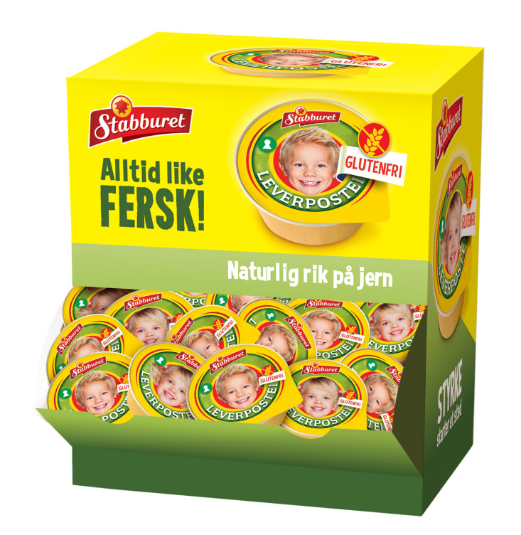 LEVERPOSTEI GLUTENFRI 22G STABBURET