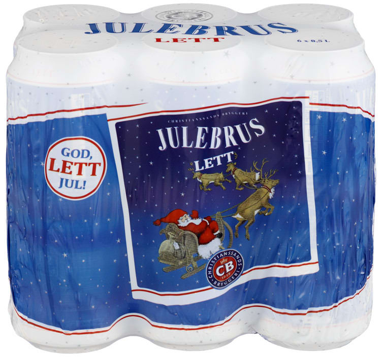 CB JULEBRUS U/SUKKER 0,5LX6 BX