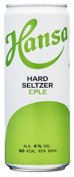 Hansa Hard Seltzer - Eple 0,33l boks | Meny.no