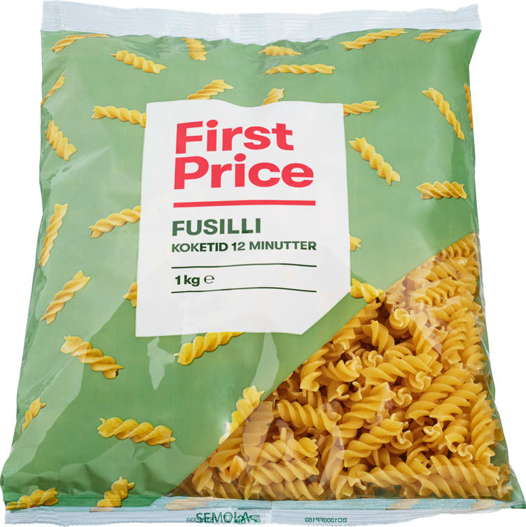 PASTA FUSILLI 1KG FIRST PRICE