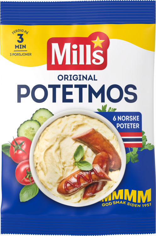 Potetmos - Vanlig 90g Mills | Meny.no
