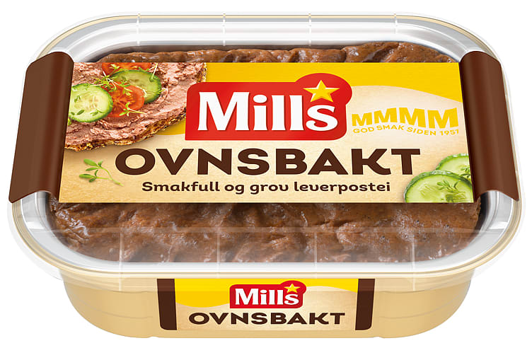 LEVERPOSTEI OVNSBAKT 185G MILLS