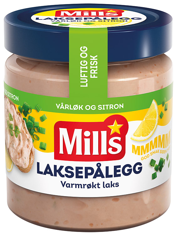 LAKSEPÅLEGG VÅRLØK&SITRON 165G MILLS