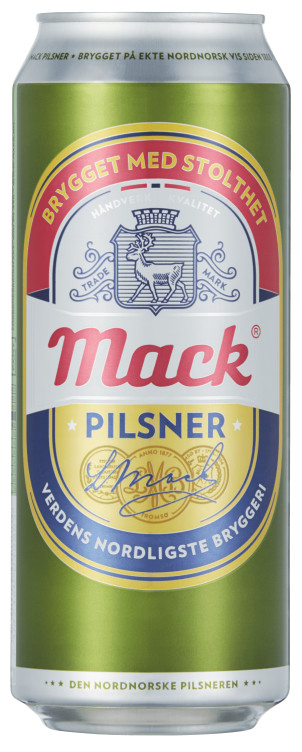 Mack Pilsnerøl - 0,5l boks | Meny.no