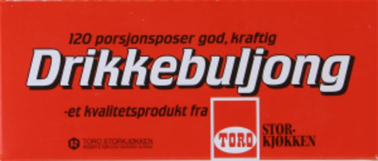 TORO DRIKKEBULJONG PORSJON 120 STK