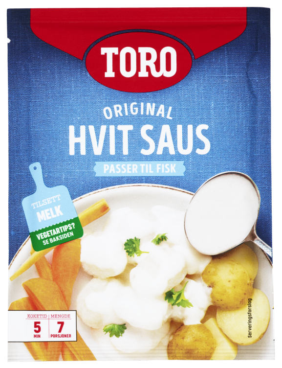 HVIT SAUS ORIGINAL TORO