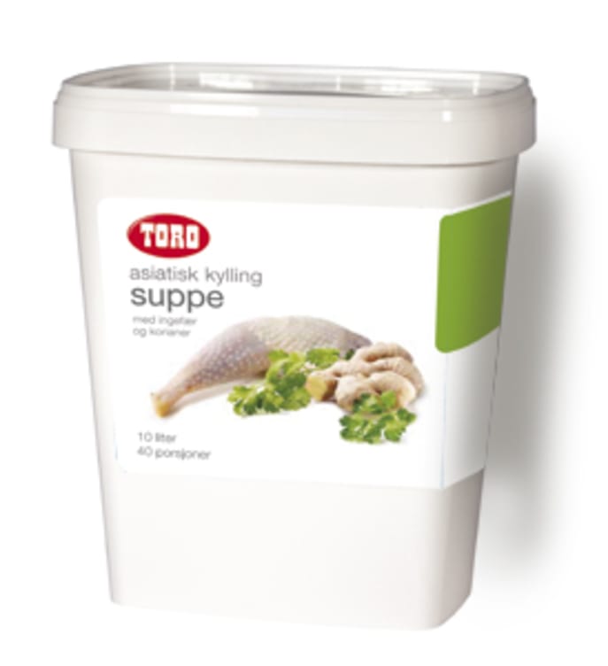 TORO KYLLINGSUPPE ASIATISK M/INGEFÆR & KORIANDER 10 L