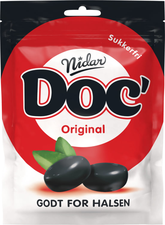 DOC HALSLINSER ORIGINAL SUKKERFRI 50G