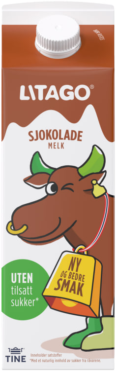 Litago Sjokomelk - u/Sukker 0,5l Tine | Meny.no