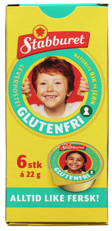 LEVERPOSTEI GLUTENFRI 132G STABBURET