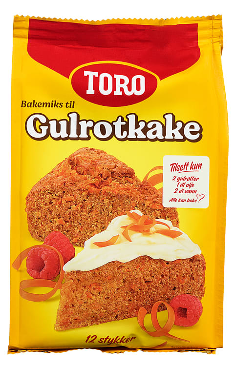 GULROTKAKE MIX 396G TORO