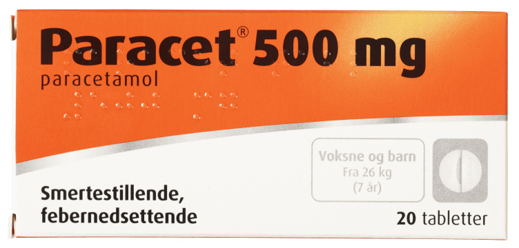 PARACET TABLETT RUND 500MG 20STK