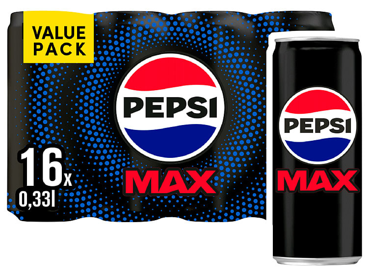 Pepsi Max - 0,33lx16 boks | Meny.no