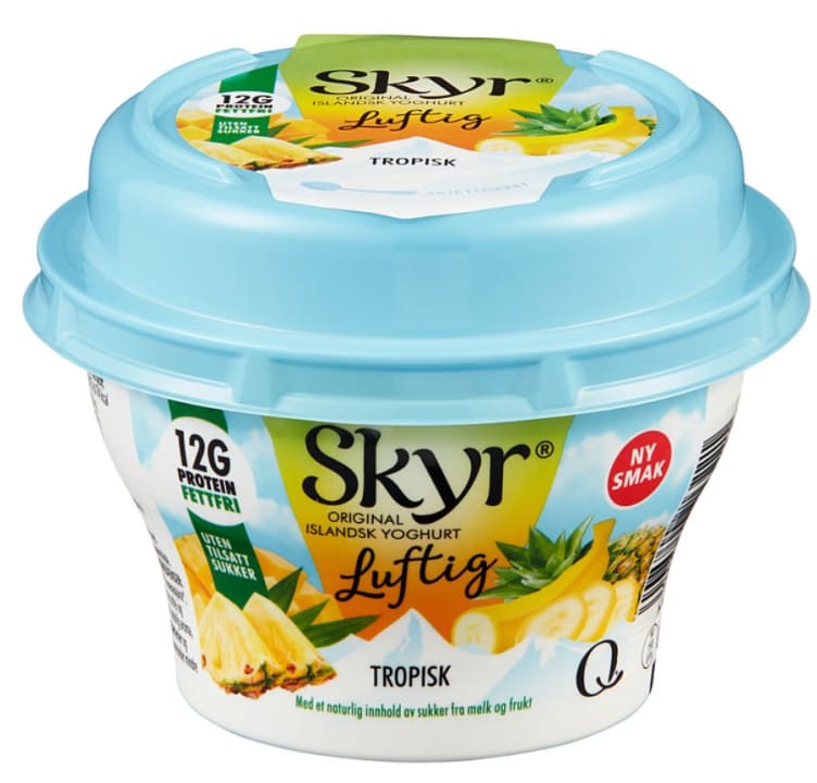 Skyr Luftig - Tropisk 130g Q | Meny.no