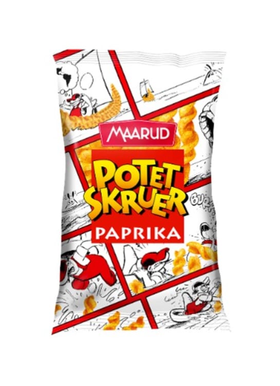 POTETSKRUER PAPRIKA 90G MAARUD