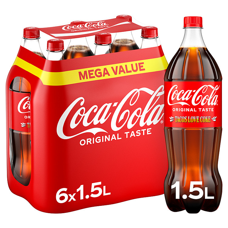Coca-Cola 1,5lx6 flaske - Kassalapp®