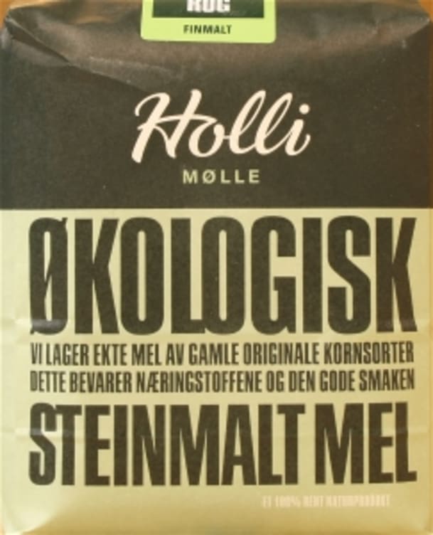 RUGMEL SAMMALT FIN ØKOLOGISK 1KG HOLLI M