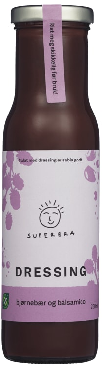 Dressing Bjørnebær - Økologisk 250ml Superbra | Meny.no