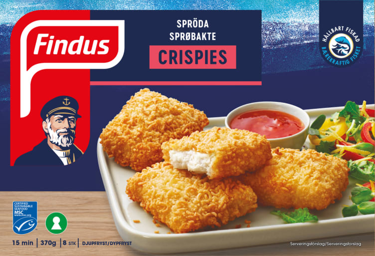 Crispies Sprøbakt - 370g Findus | Meny.no