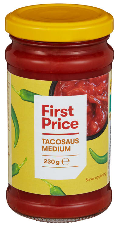 TACO SAUS MEDIUM 230G FIRST PRICE