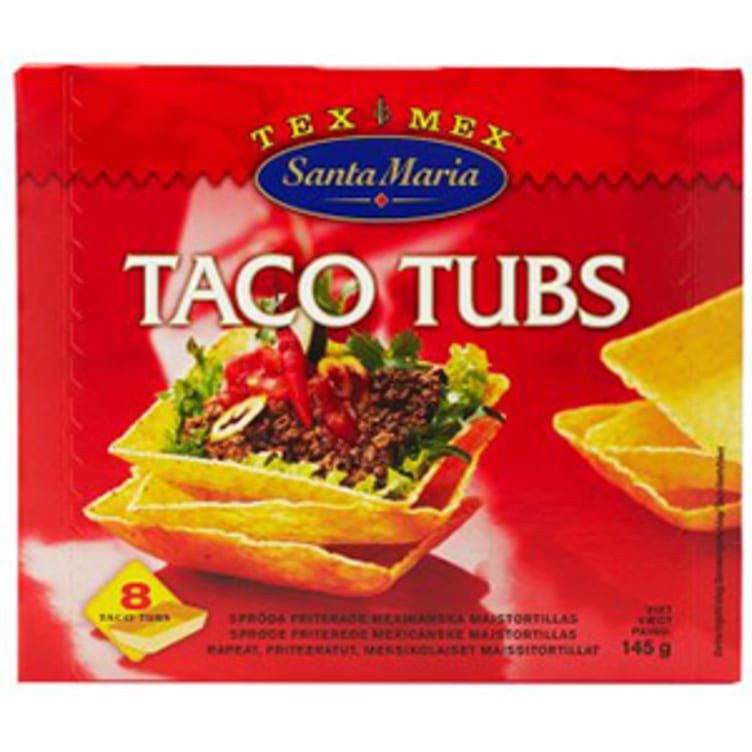 Taco Tubs - 8stk 145g St.Maria | Meny.no