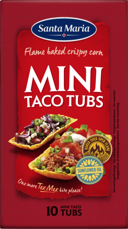 Taco Tubs Mini - 10stk 86g St.Maria | Meny.no