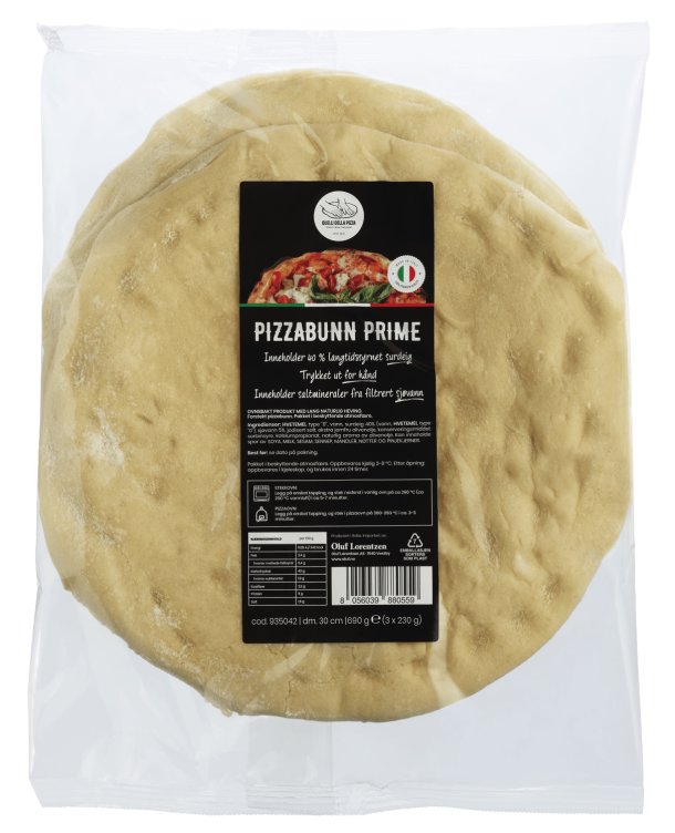 PIZZABUNN PRIME 30CM 3X230G QUELLI DELLA