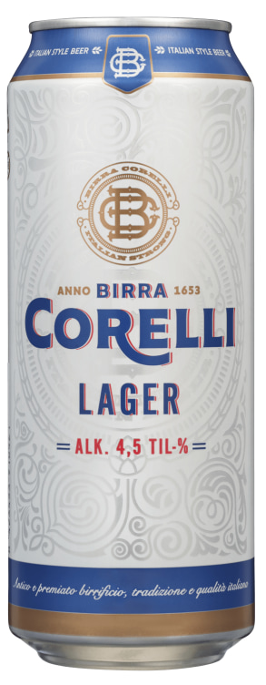 Kjøp Birra Corelli. Lager 0,5l boks hos MENY - 39,90 kr | MENY