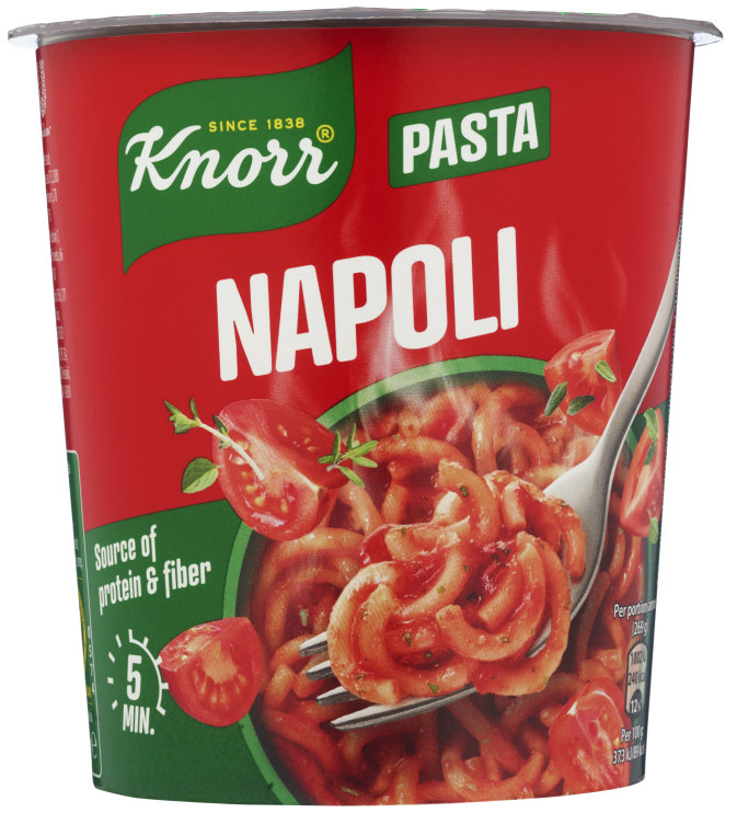 Snack Pot Pasta - Napoli 69g Knorr | Meny.no